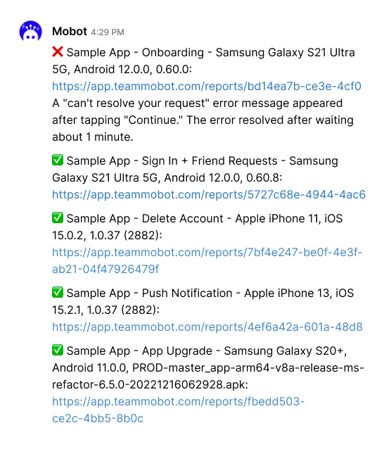 Mobot Playground - Homescreen widgets
